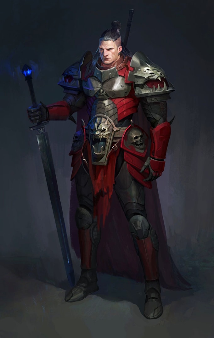 Create character concept art, dnd and illustration by Collenrivers | Fiverr