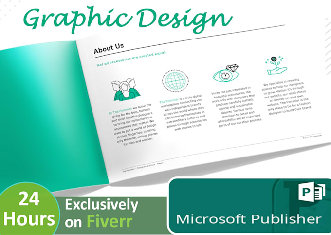Design microsoft publisher poster, brochure or any template by Hina ...
