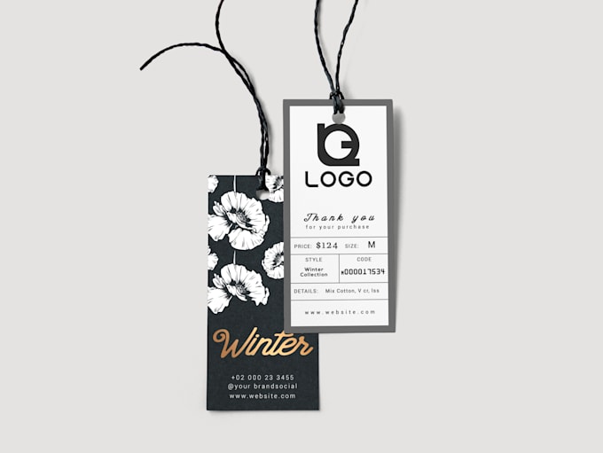 Design price tag, clothing hang tag, swing tag and label by Riyadbiswas ...