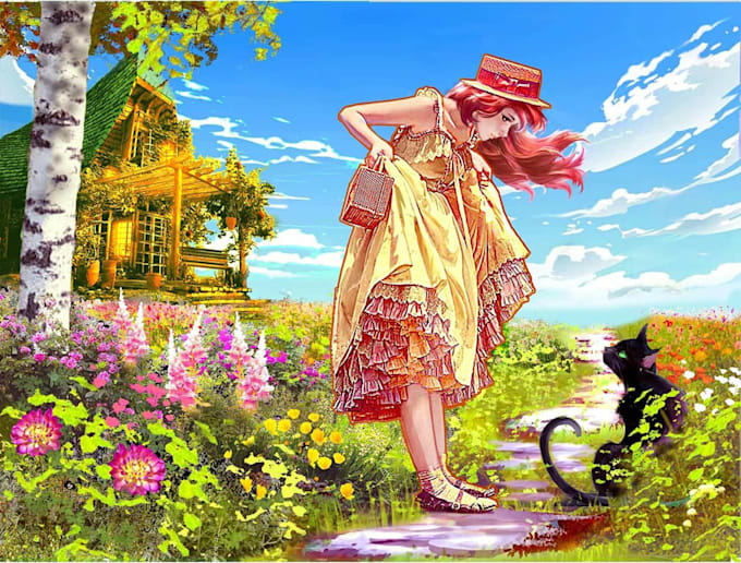 Vector any anime, manga or cartoon image by Alenwalkerr | Fiverr