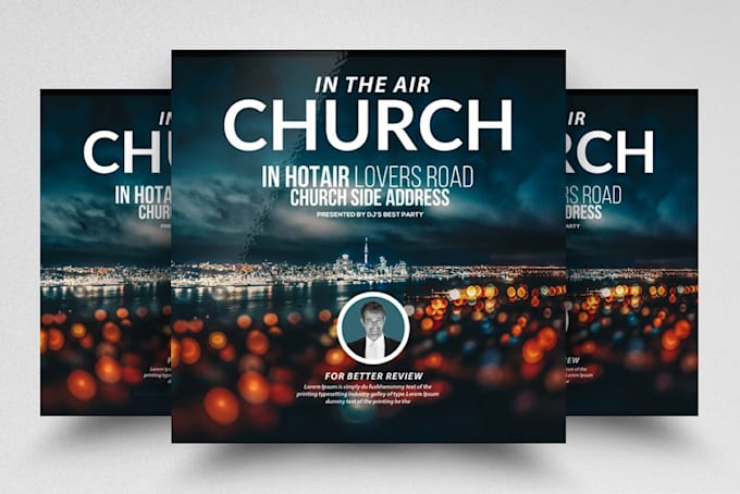 Design church flyers posters by Tool4design | Fiverr