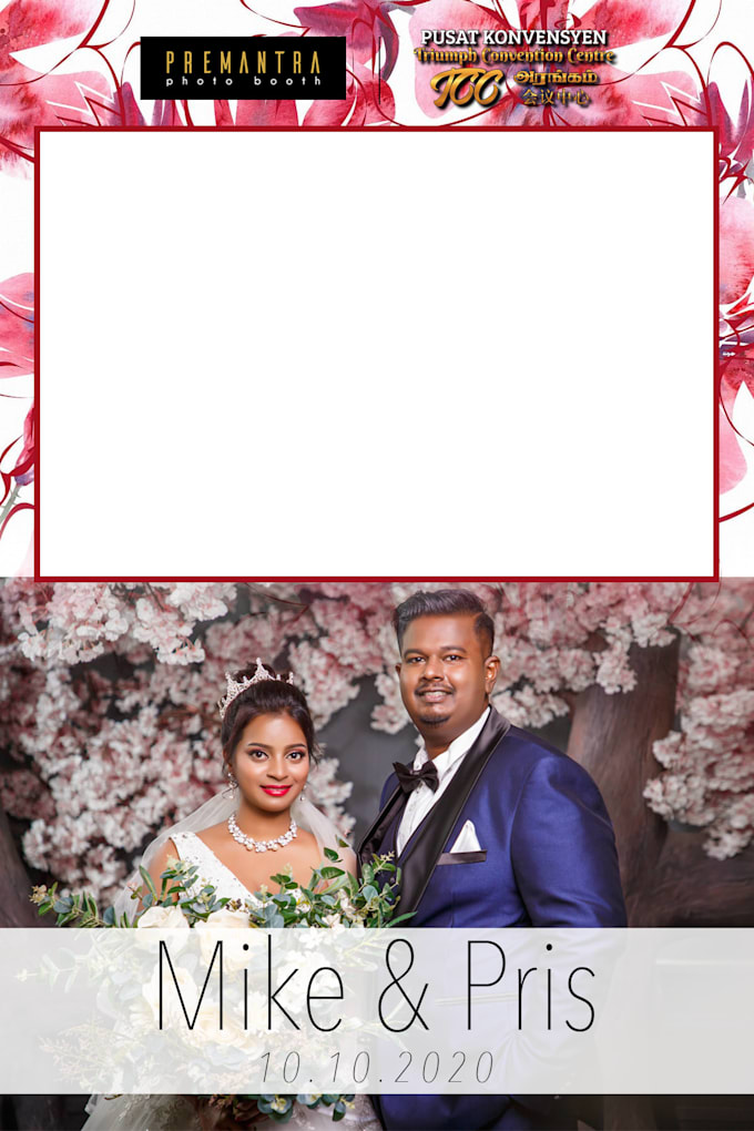 Create photo booth template and guest book design by Dinosharti | Fiverr