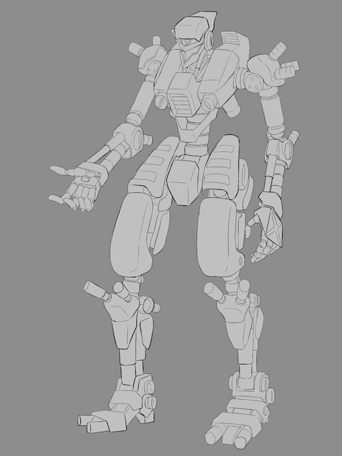 Design mecha armor,biomecha, you name it by Realmextreme | Fiverr