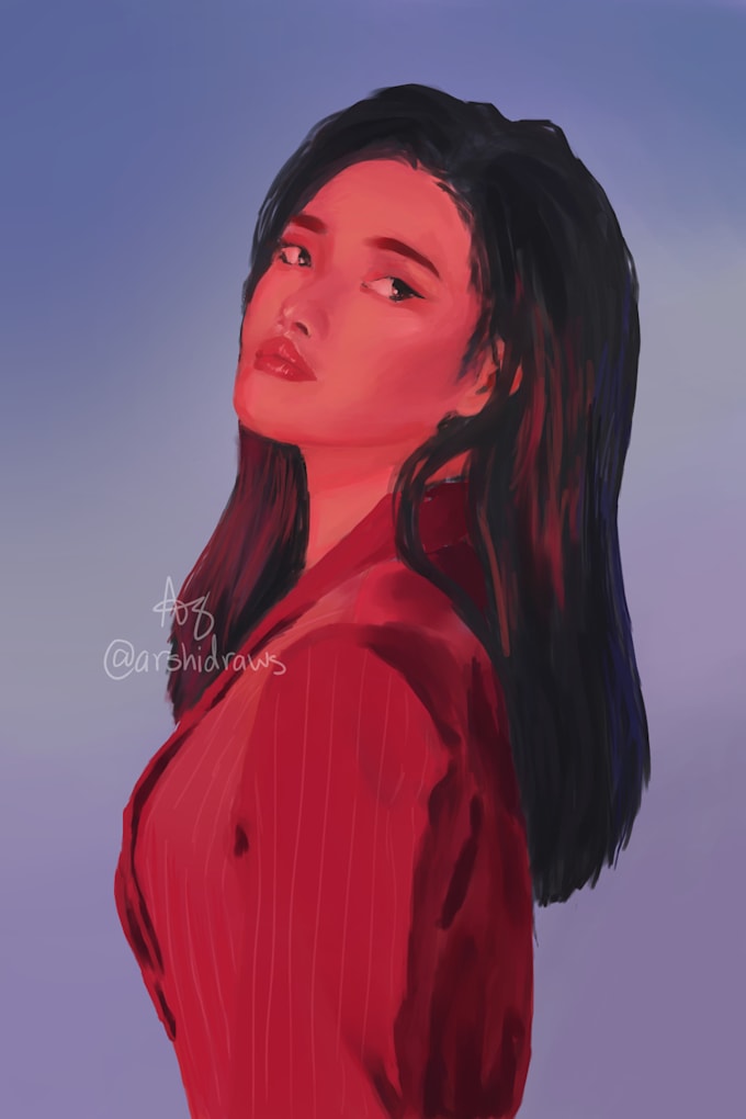 Draw Anything In A Semirealistic Style By Arshidraws Fiverr 