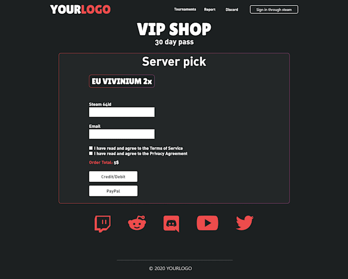 Make a custom rust server and a rust website by Flushedfiber8 | Fiverr