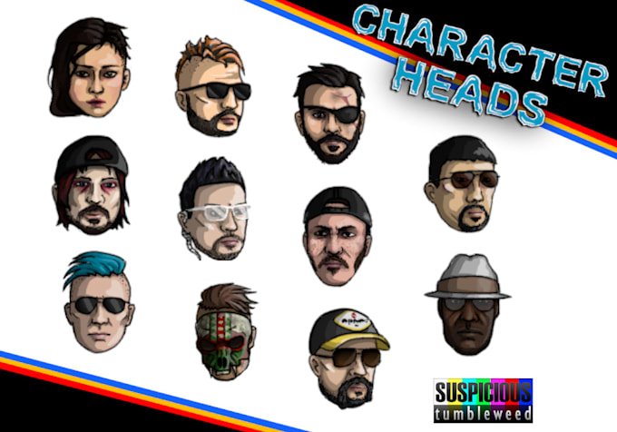 Draw your gta or rdr rp character as an emote by Stumbleweed | Fiverr