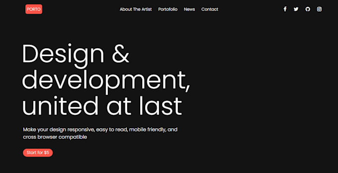 Convert your sketch or design to html and css responsive by Dirikuin ...