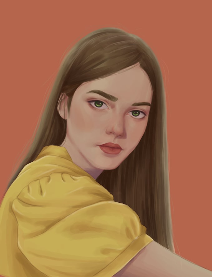 Draw you a cute unique portrait by Margauxcheyenne | Fiverr