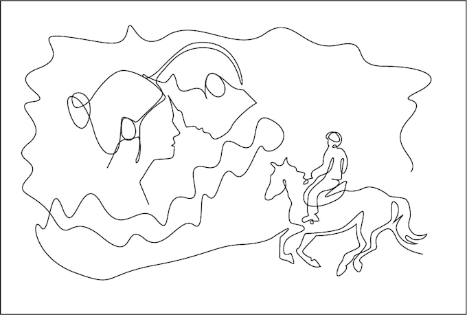 Draw illustration with continuous line art 24 hours by Priya_dm | Fiverr