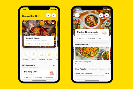 Develop food delivery app, uber eats clone app by Samthesigner | Fiverr
