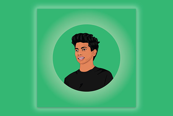 Create a vector portrait or redraw your logo in vector format by ...