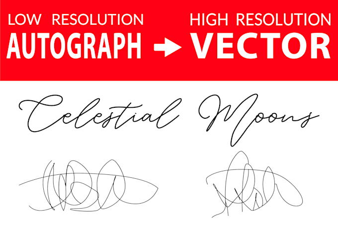 Digitalizar firma vectorizar firma manuscrita nota a mano 1 hora
