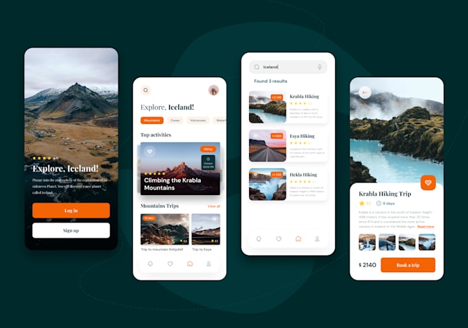Create ios and android unique ux ui mobile app design by Alesya ...