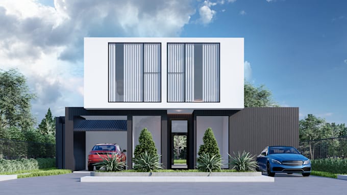 Do archicad 3d architecture project rhino 3ds max renderings by ...