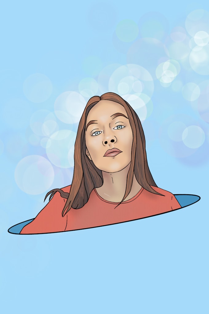 Draw a cartoon style portrait by Jdayton7 | Fiverr