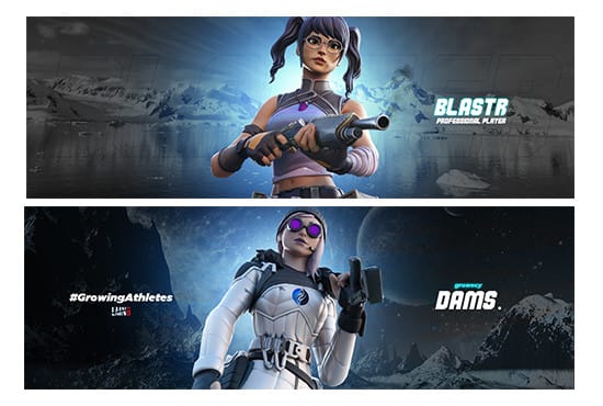 Create a professional fortnite twitter header banner by Needahfr | Fiverr