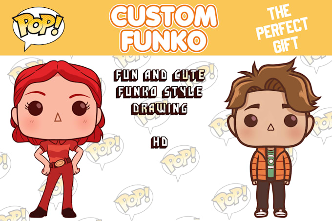 Do amazing and cute funko style drawing for you by Simnramrez467 | Fiverr