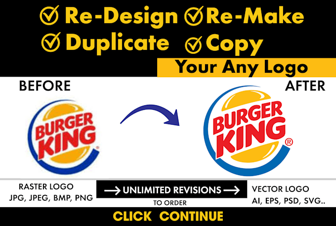 Copy duplicate redesign remake or vectorize your logo by Print_design64 ...