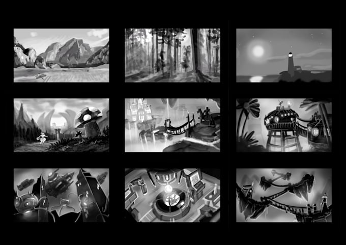 Create your environment concept designs by Hamishneilands | Fiverr