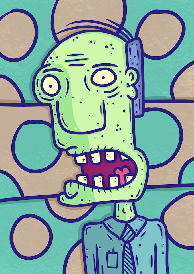 Make you a goofy zombie by Deadscumdesigns | Fiverr