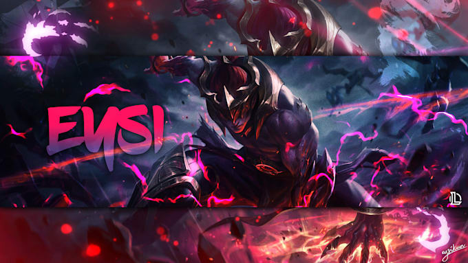 Make league of legends banner for facebook and youtube by Eysikun | Fiverr