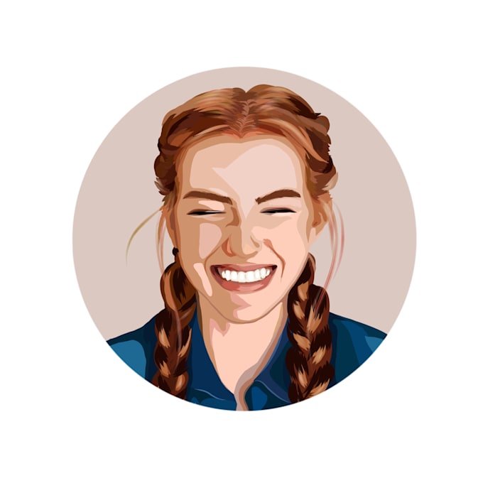 Draw cartoon style detailed portrait illustration by Sartsrabonti | Fiverr