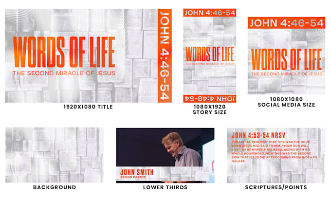 Design a sermon series graphic or title by Maria1221s | Fiverr