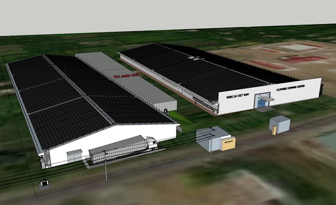 Design your solar system by 2d cad and make it in 3d free by Caoluan091 ...