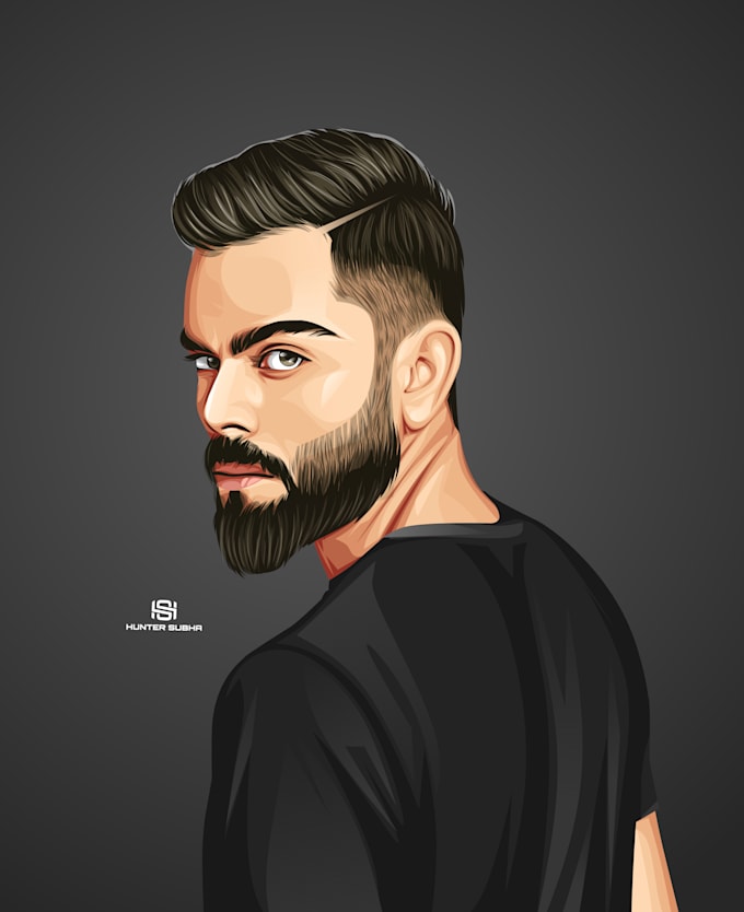 Create amazing vector portrait for you by Huntersubha | Fiverr