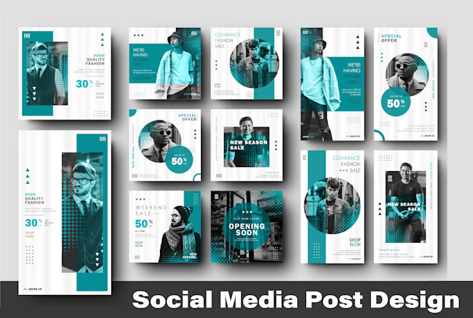 Do social media design, instagram template, facebook ads design or ...