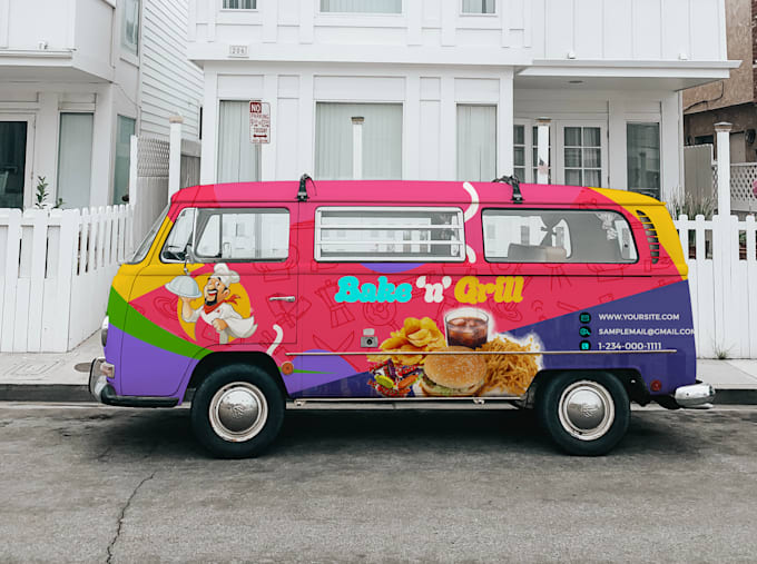 Do eye catching van, car, truck, bus, vehicle wrap and sticker design ...