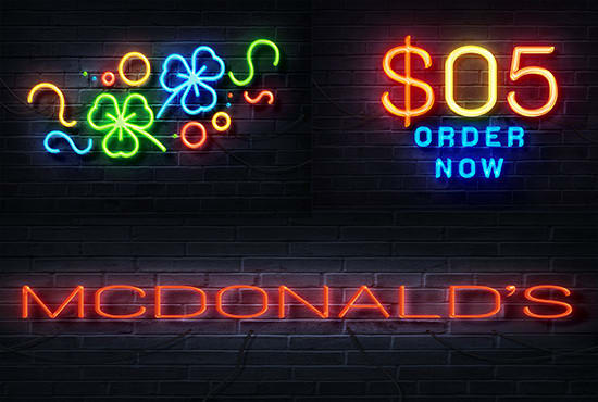 Create custom 3d neon sign light logo by Sarimishassan | Fiverr
