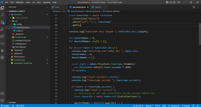 Write firebase google cloud functions using nodejs by Husnain_aleem ...