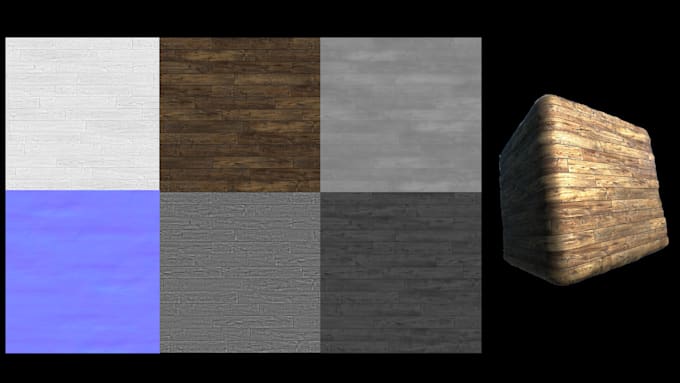Convert images to pbr material, texture maps by Amang80 | Fiverr