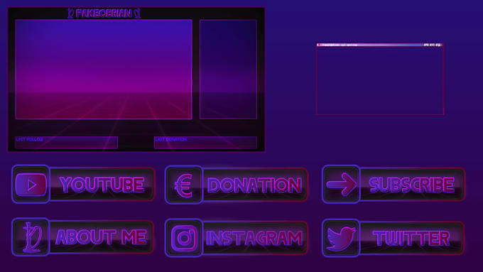 Design a perfect overlay for you by Truemanu | Fiverr
