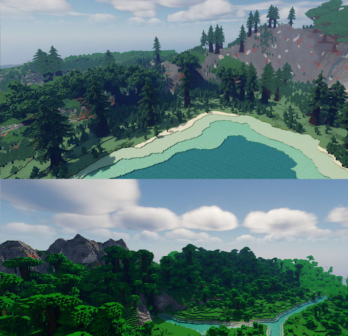 Make a custom map for minecraft windows or java by Nikosenpai | Fiverr