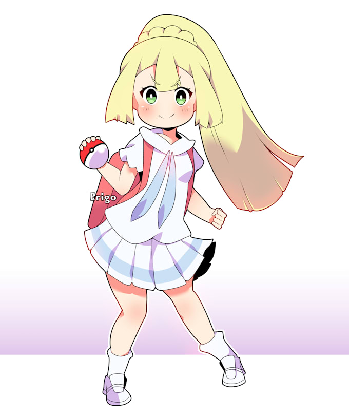 Do a cute custom anime character by Therigo | Fiverr