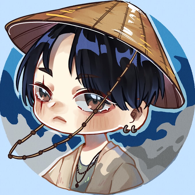 Draw you a profile picture or icon in cute chibi style by Nana_oh | Fiverr