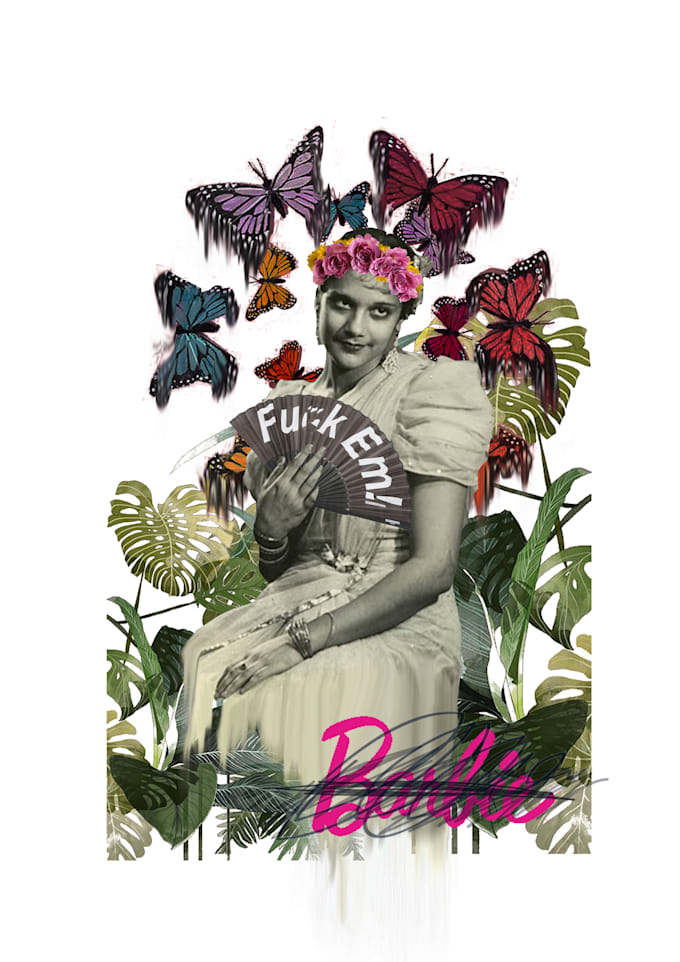 Create customized art work and posters with juxtaposition effect by ...