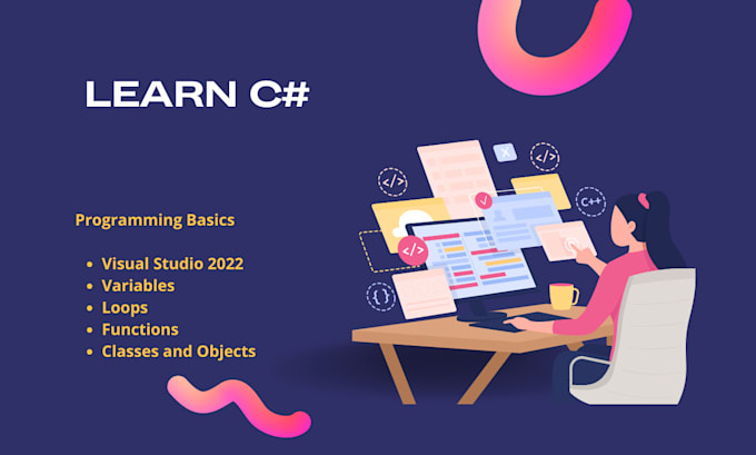 Teach c sharp dot net for beginners by Jay_codeguy | Fiverr