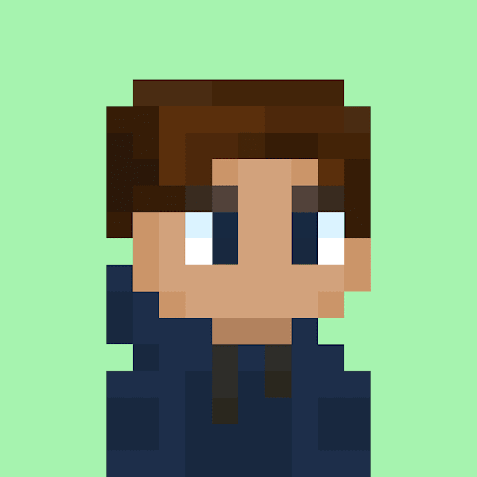 Make a pixel art minecraft pfp by Supereo1 | Fiverr