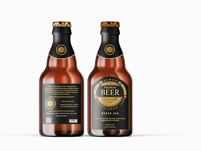 Design a label for your product by Malek_creation | Fiverr