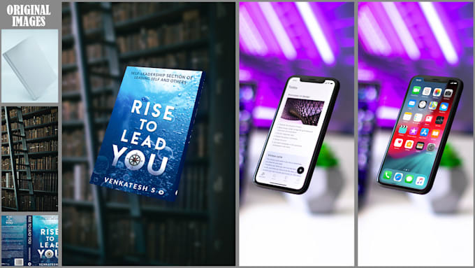 Design any kind of realistic 3d mockups for anything by Sasanka_ | Fiverr