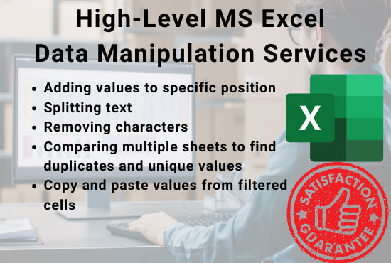 Do high level data manipulation in ms excel by Kamran_1111 | Fiverr