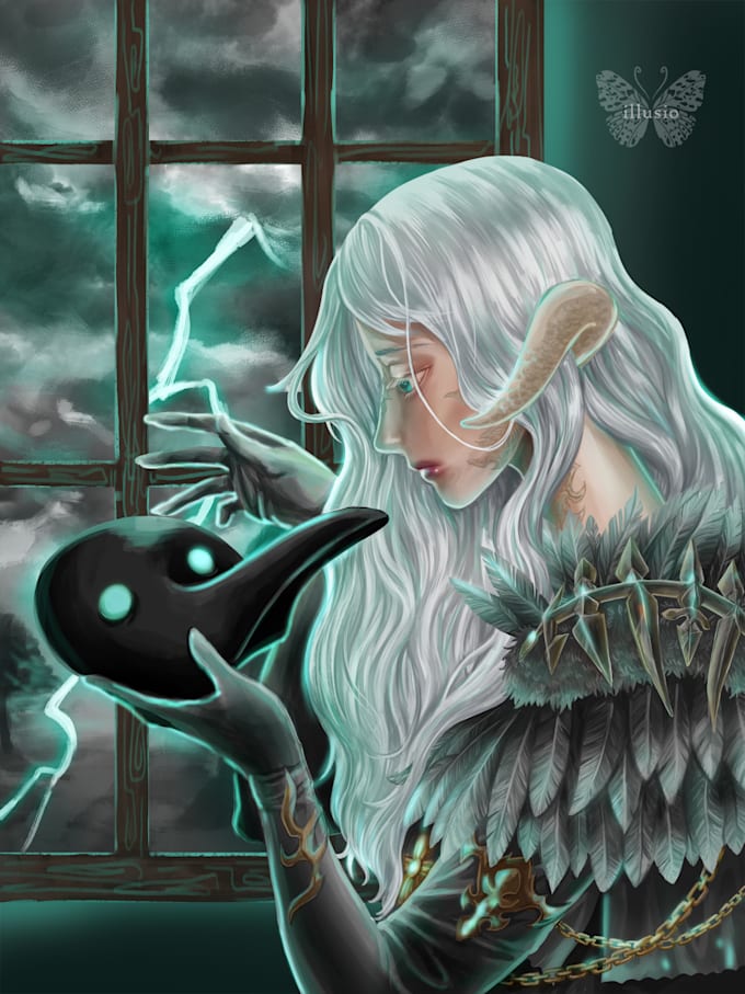 Illustrate your characters in splash art style by Nabi_sio | Fiverr