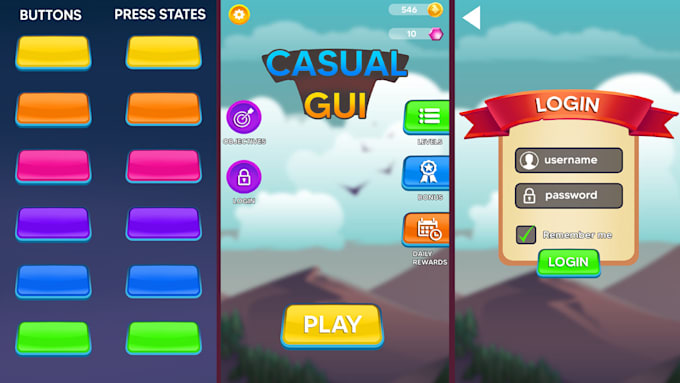 Make mobile game ui for hyper casual game by Expert_ui | Fiverr