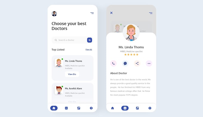Convert ui design to flutter ui app by Mannan_shafique | Fiverr