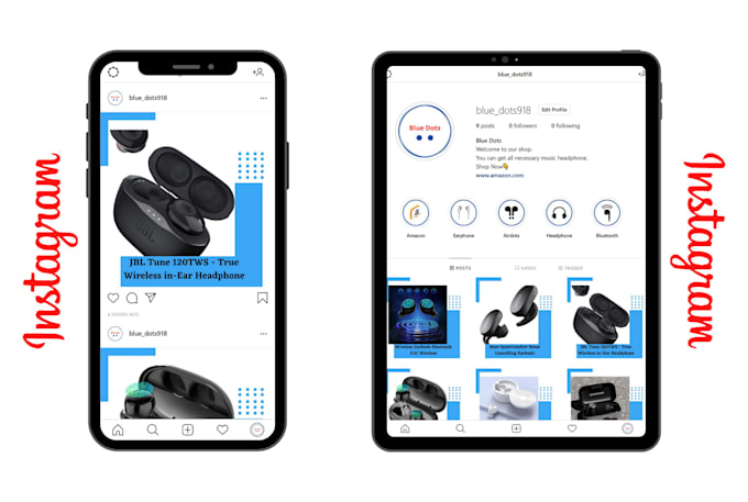 Set up instagram business page and create instagram posts by Meraj1000 ...