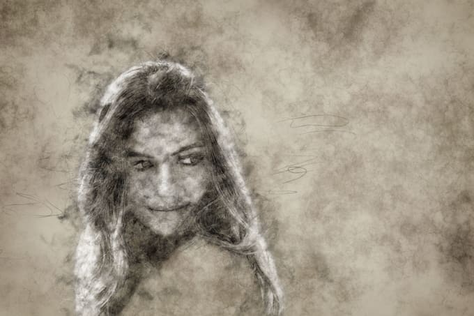 Convert photo to digital hand drawing by Khalidnews | Fiverr