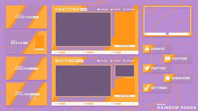 Create a full stream package by Rainbow_panda | Fiverr